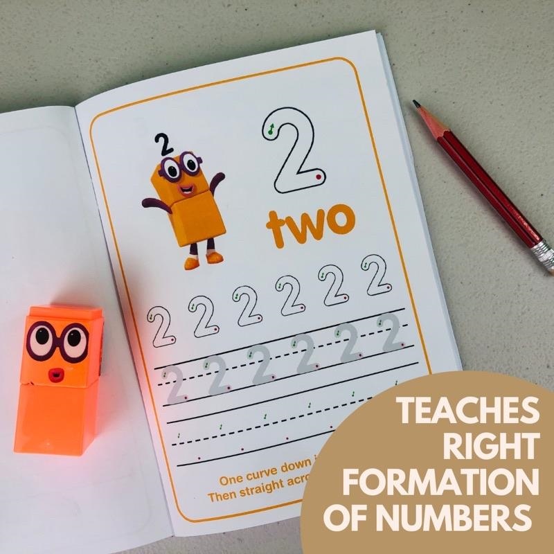 Numberblocks Number Blocks Writing Tracing PracticeBooklet Covers 1 ...