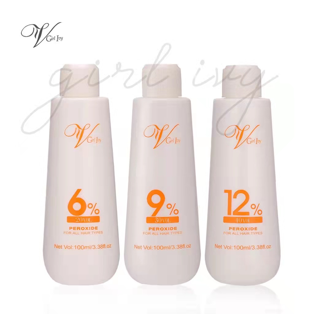 Girl Ivy Hydrox Oxidizer Peroxide for Hair Color Dye 100ml IV-R05/R06 ...