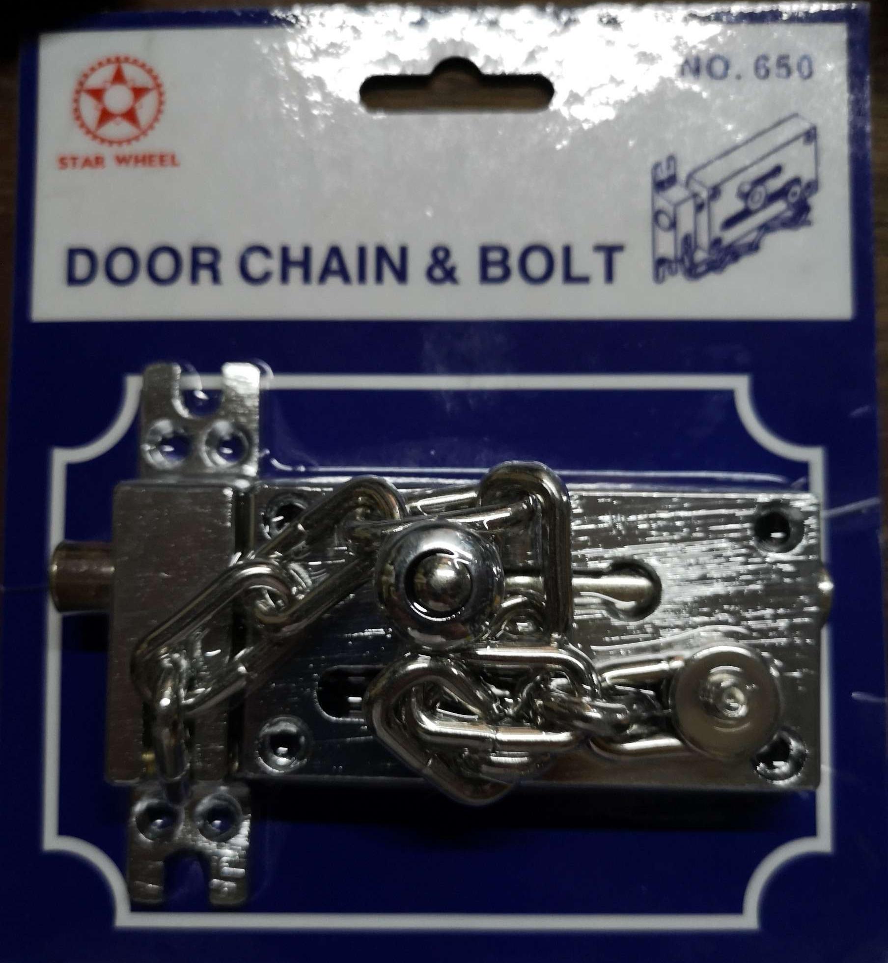 STARWHEEL DOOR CHAIN & BOLT | Lazada PH