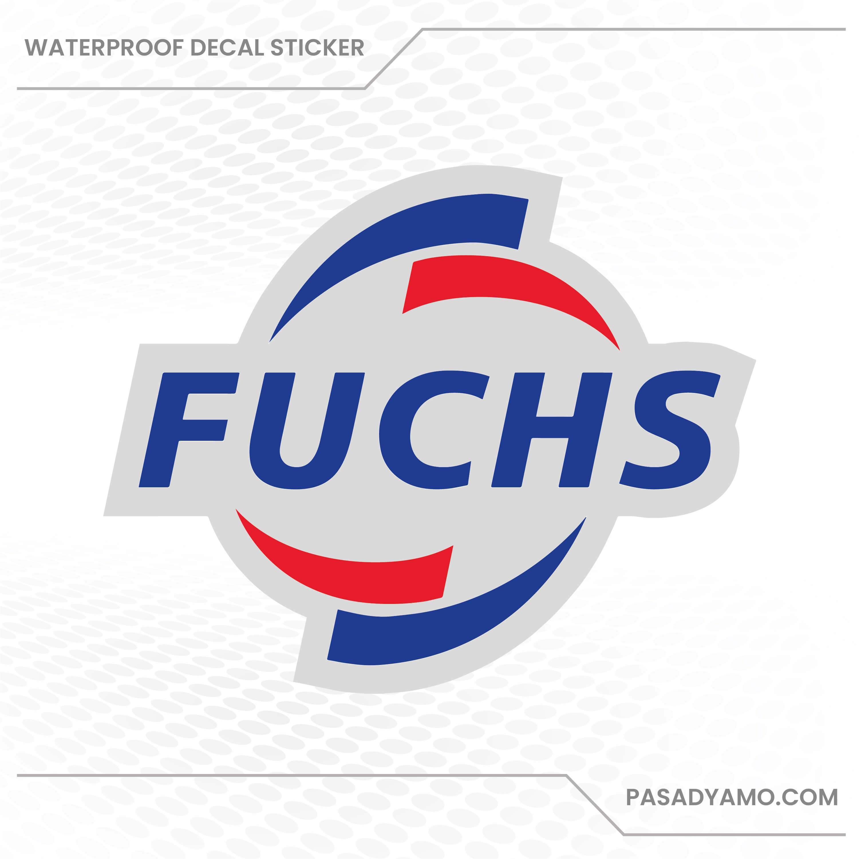Fuchs Petrolab Logo Decal Sticker for Cars Motorcycles 3 x 3.75 inches ...