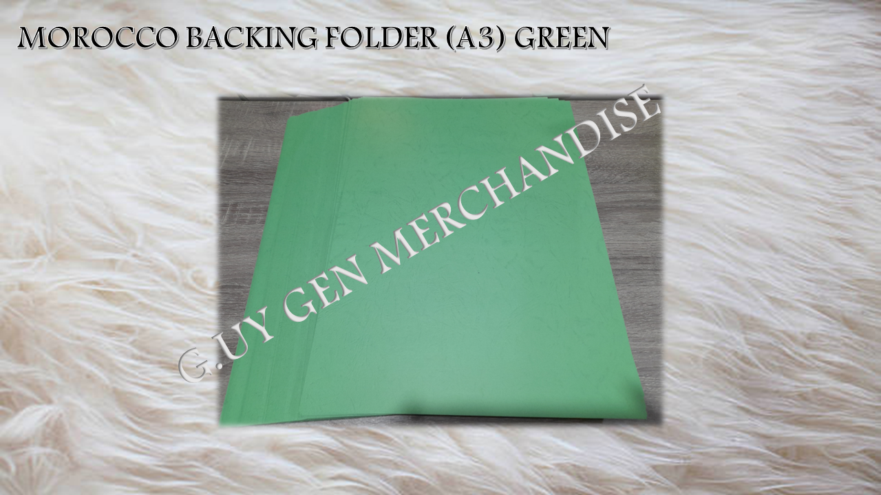 MOROCCO BACKING FOLDER (A3) GREEN | Lazada PH