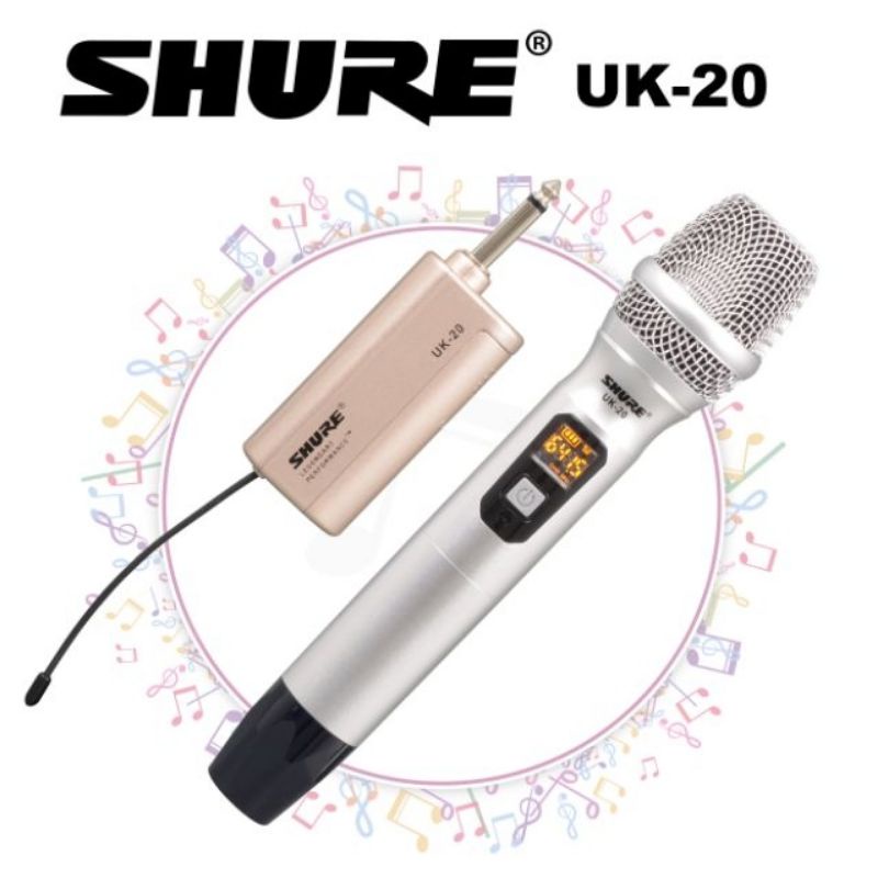 platinum microphone ♭microphone UK-20 universal wireless uhf☬ | Lazada PH