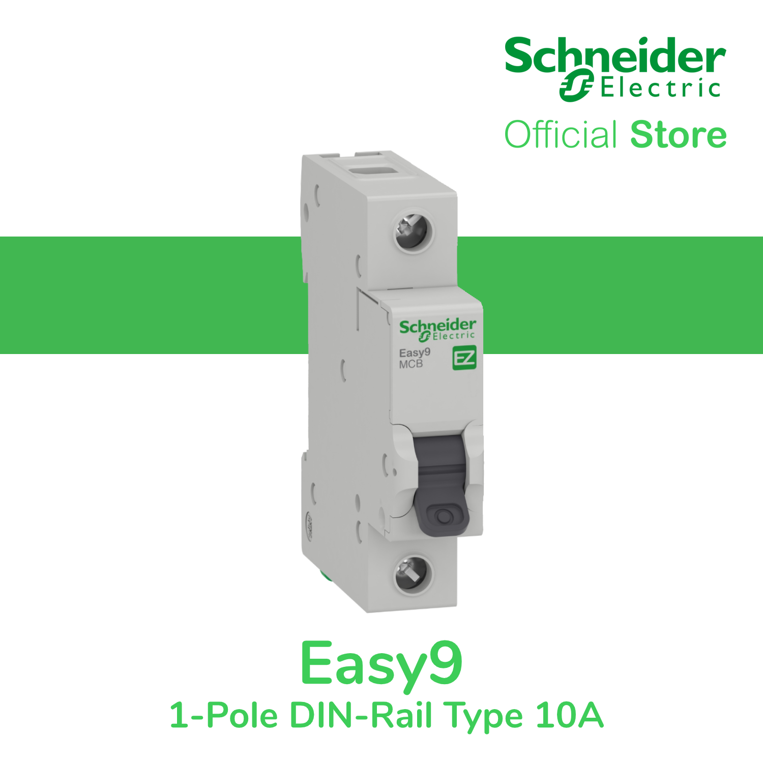 Schneider Easy9 MCB 1P 10A C 6000A 230V Miniature Circuit-Breaker ...