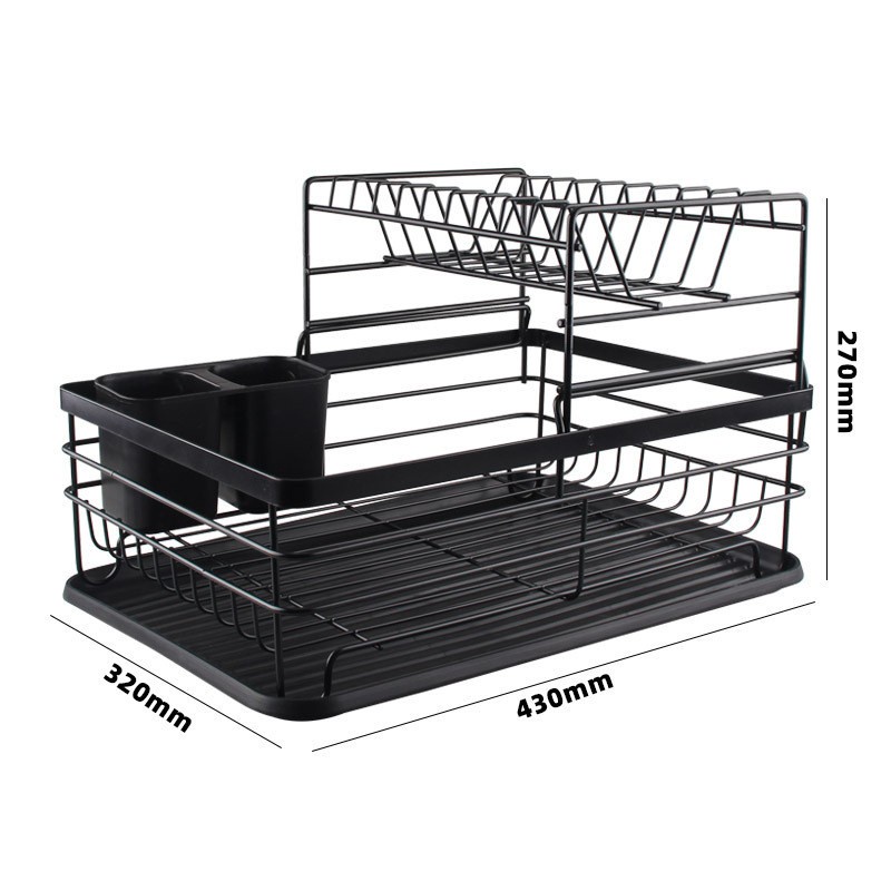 megabox dish drainer COD 2 Tier Metal Plate Dish Drainer Rack Dishes ...