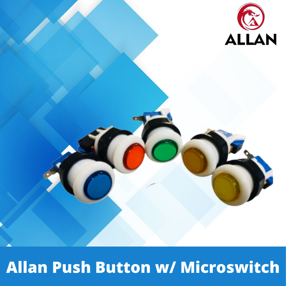 Allan Push Button With Micro Switch For Videoke Set/Karaoke/Pisonet ...