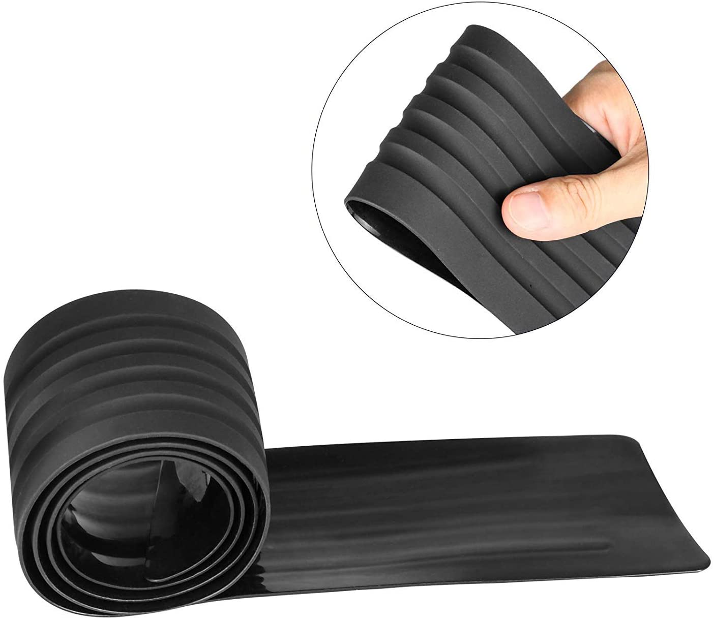 Universal Car Trunk Door Guard Strips Sill Plate Sill/Protector Rear ...