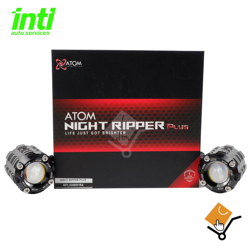 Atom Premium LED Night Ripper Plus Mini Driving Auxiliary Lights ...