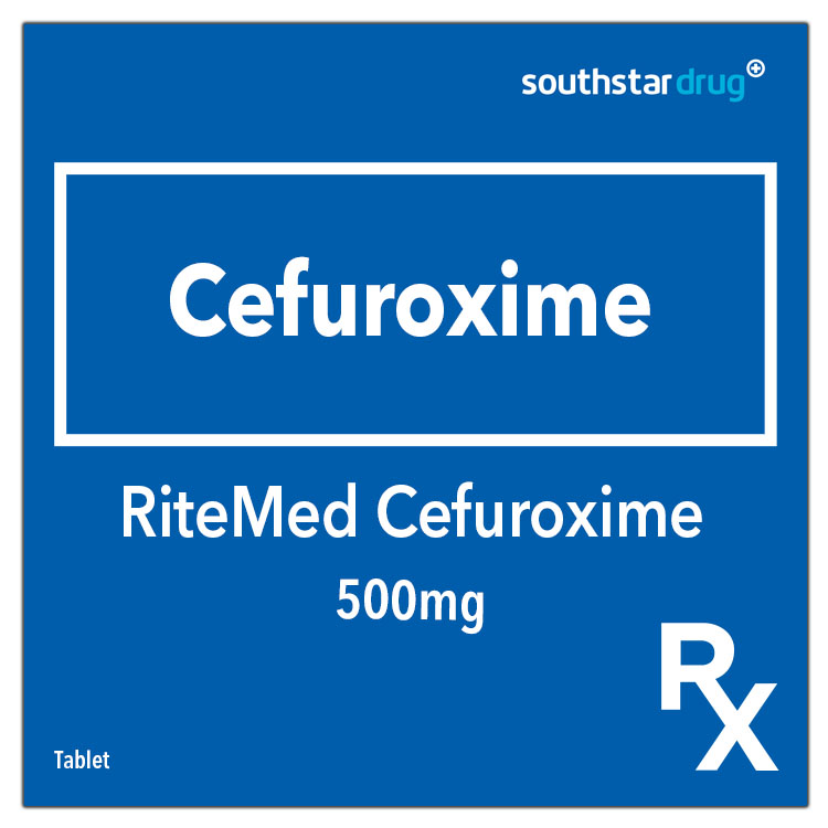 Rx: RiteMed Cefuroxime 500mg Tablet | Lazada PH