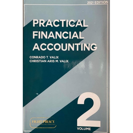 Practical Financial Accounting Volume 2 2021 Edition (Valix) | Lazada PH