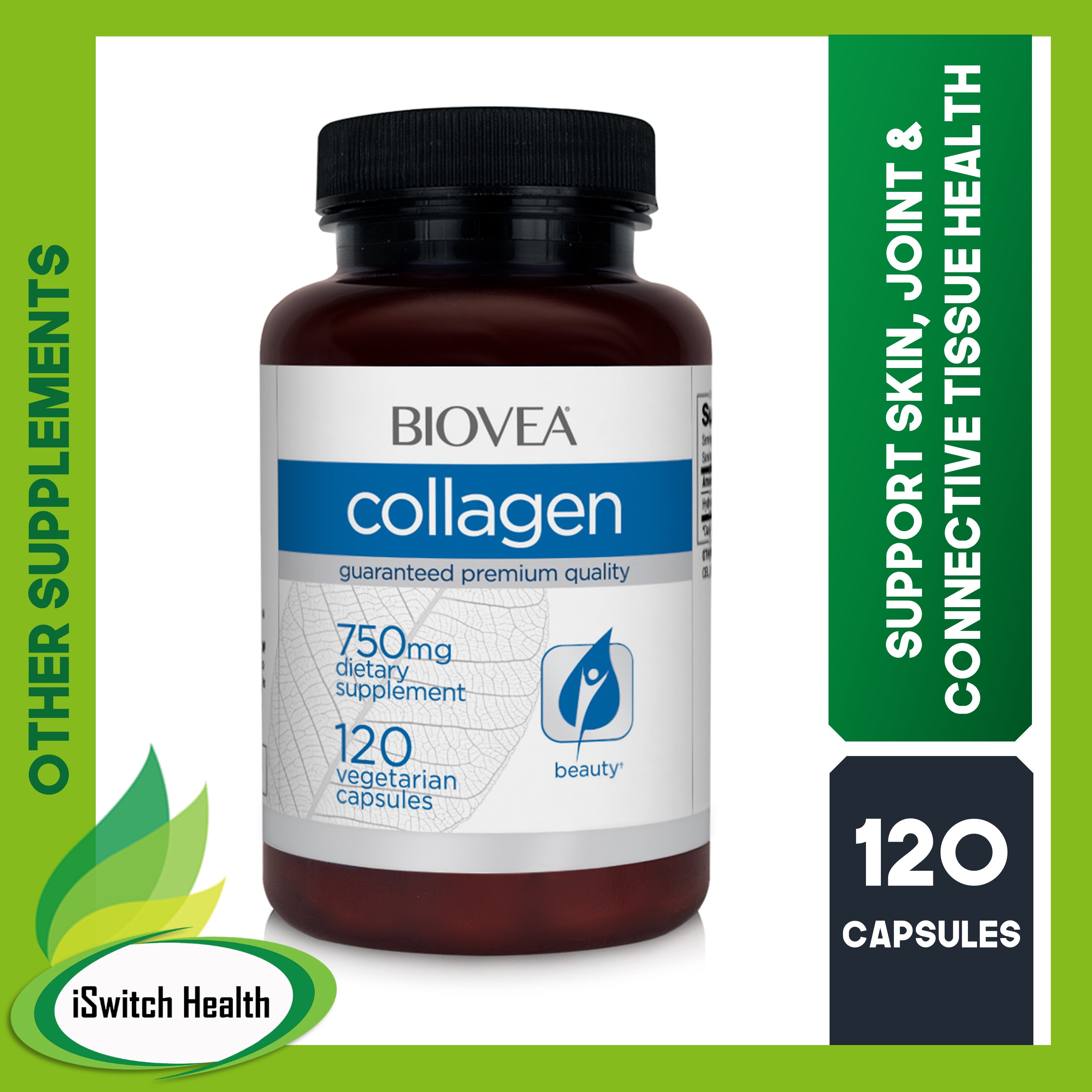 Biovea Collagen (750mg) - 120 Capsules | Lazada PH
