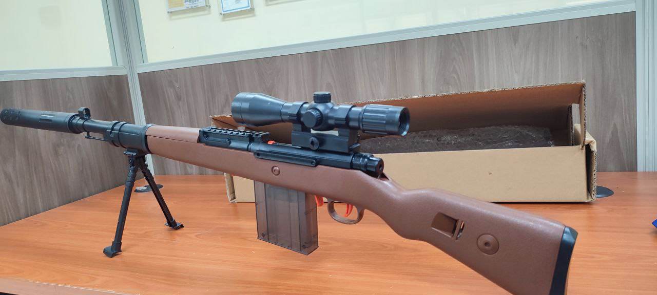 iFormonix Sniper NERF SHOOTING TOY, AWM, Kar 98K, M24, SOFT BULLET NERF SHOOTING TOY 110CM, BOLT ...