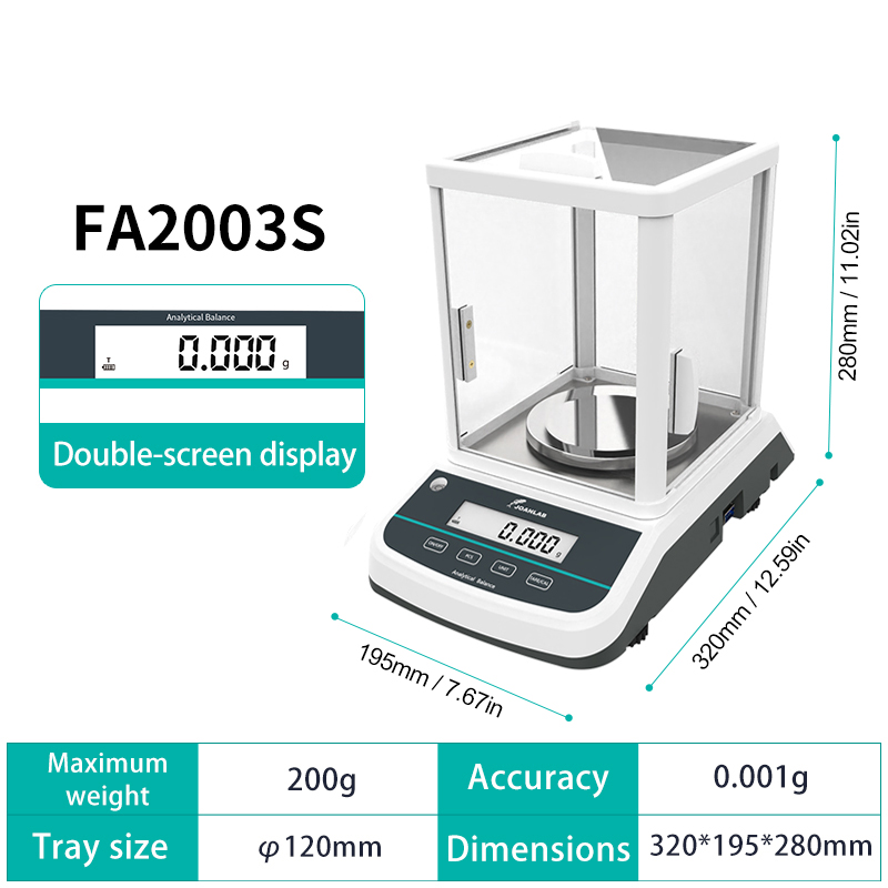 JOANLAB Laboratory Scales Analytical Balance Digital Microbalance ...