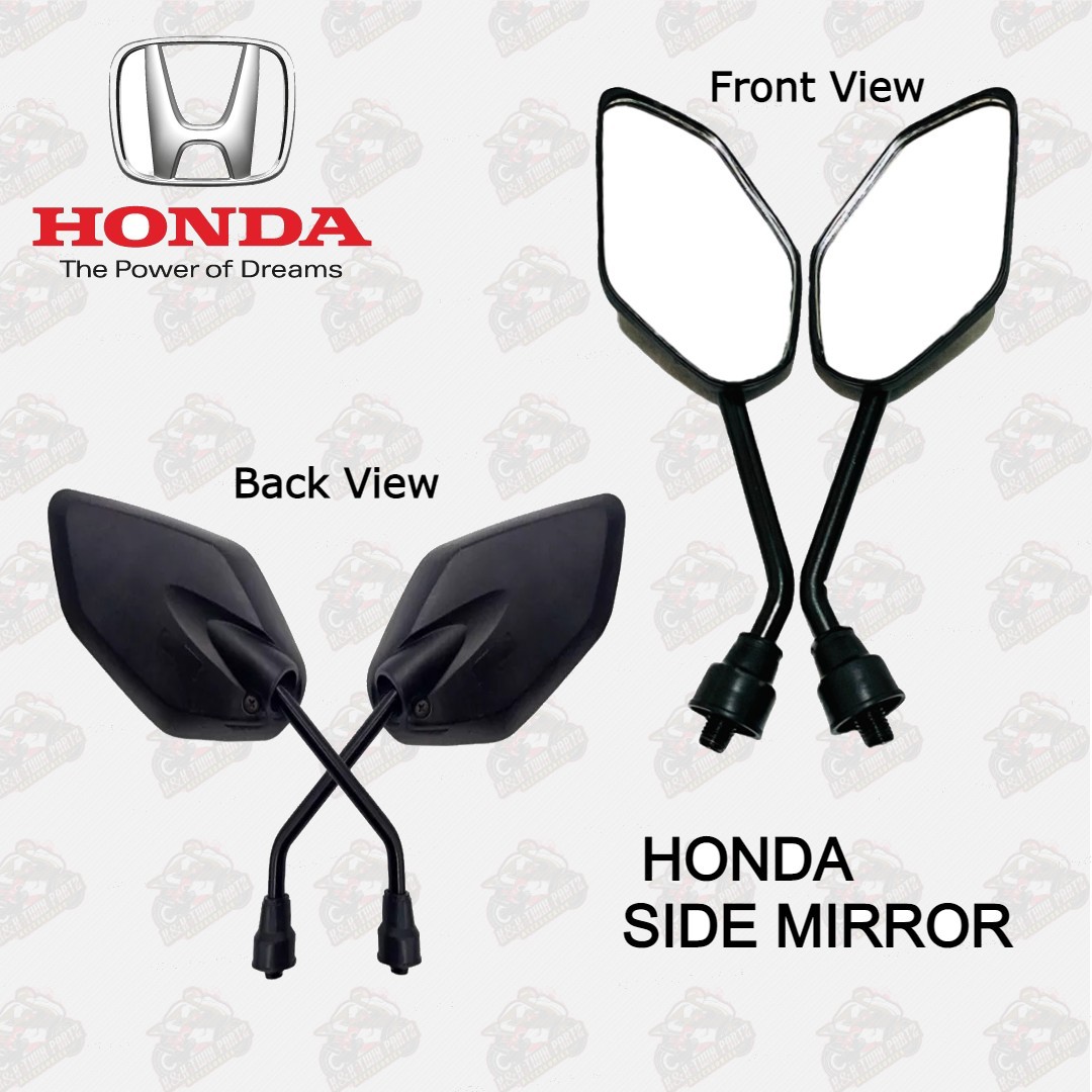 HONDA RS 125 | Motorcycle Side Mirror (STOCK) 052 TYS Long Stem | COD ...