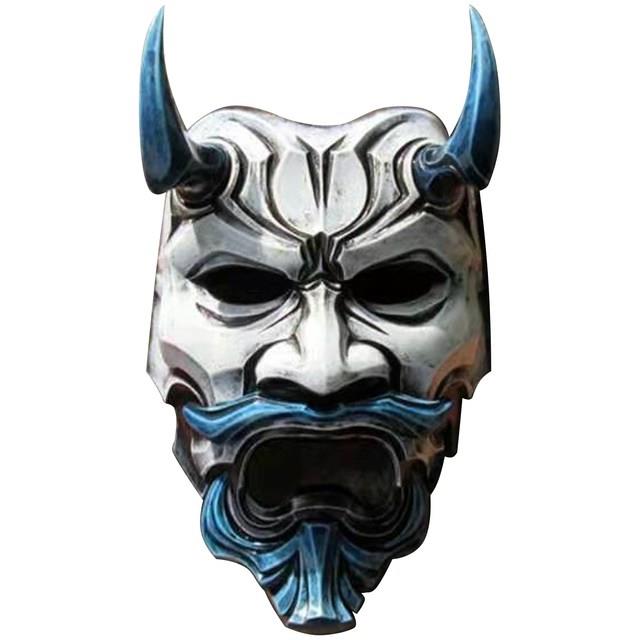 Adult Halloween Japanese Demon Devil Hannya Oni Samurai Kabuki Monster ...