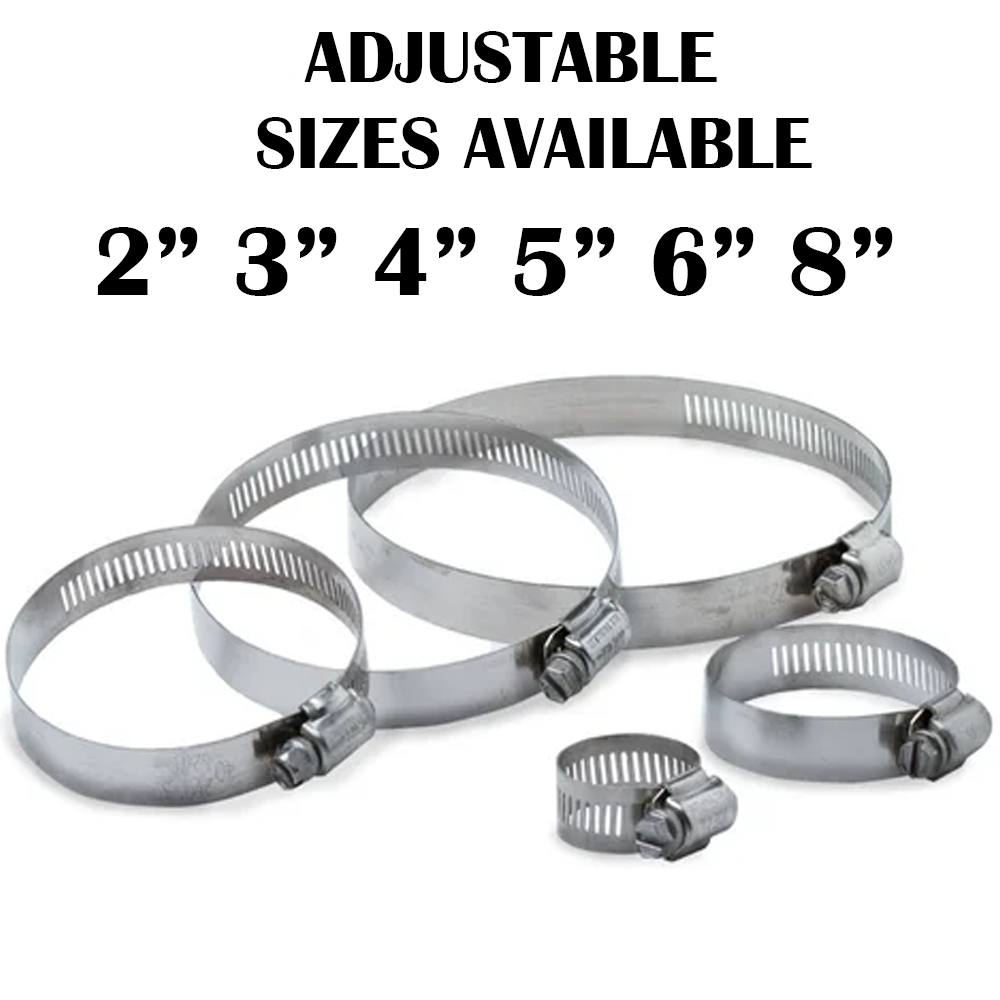 1 PC ADJUSTABLE Hose clamp Stainless steel clamp Hose clamp for ...