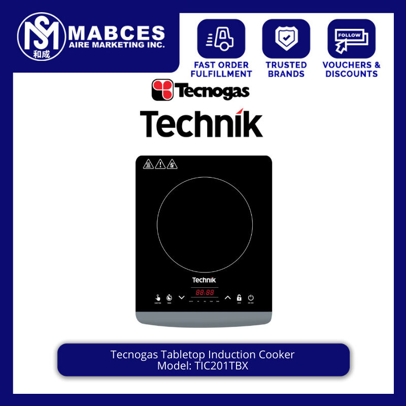 Tecnogas Tabletop Induction Cooker TIC201TBX | Lazada PH
