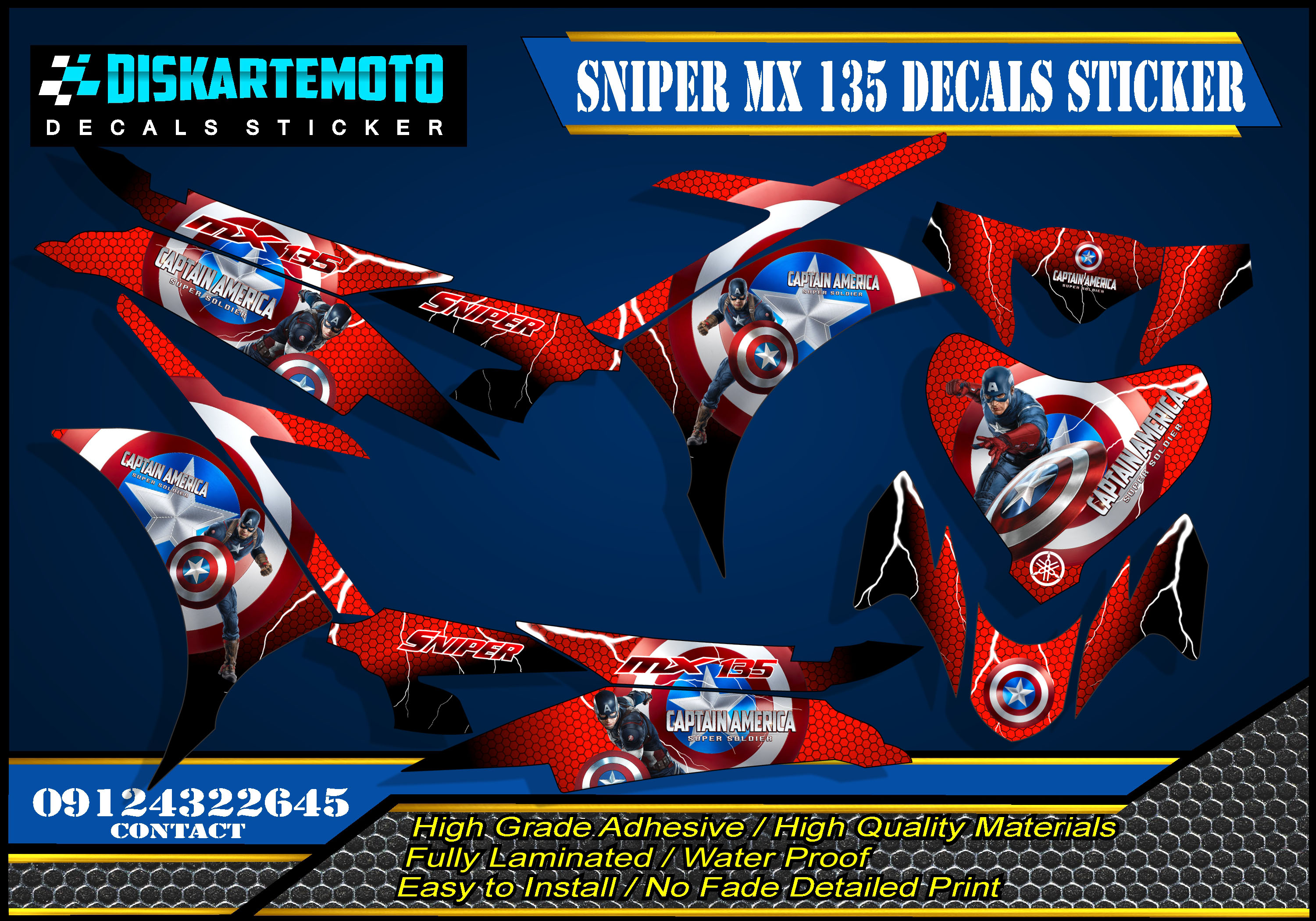 Yamaha Sniper Mx 135 Decals Sticker | Lazada PH