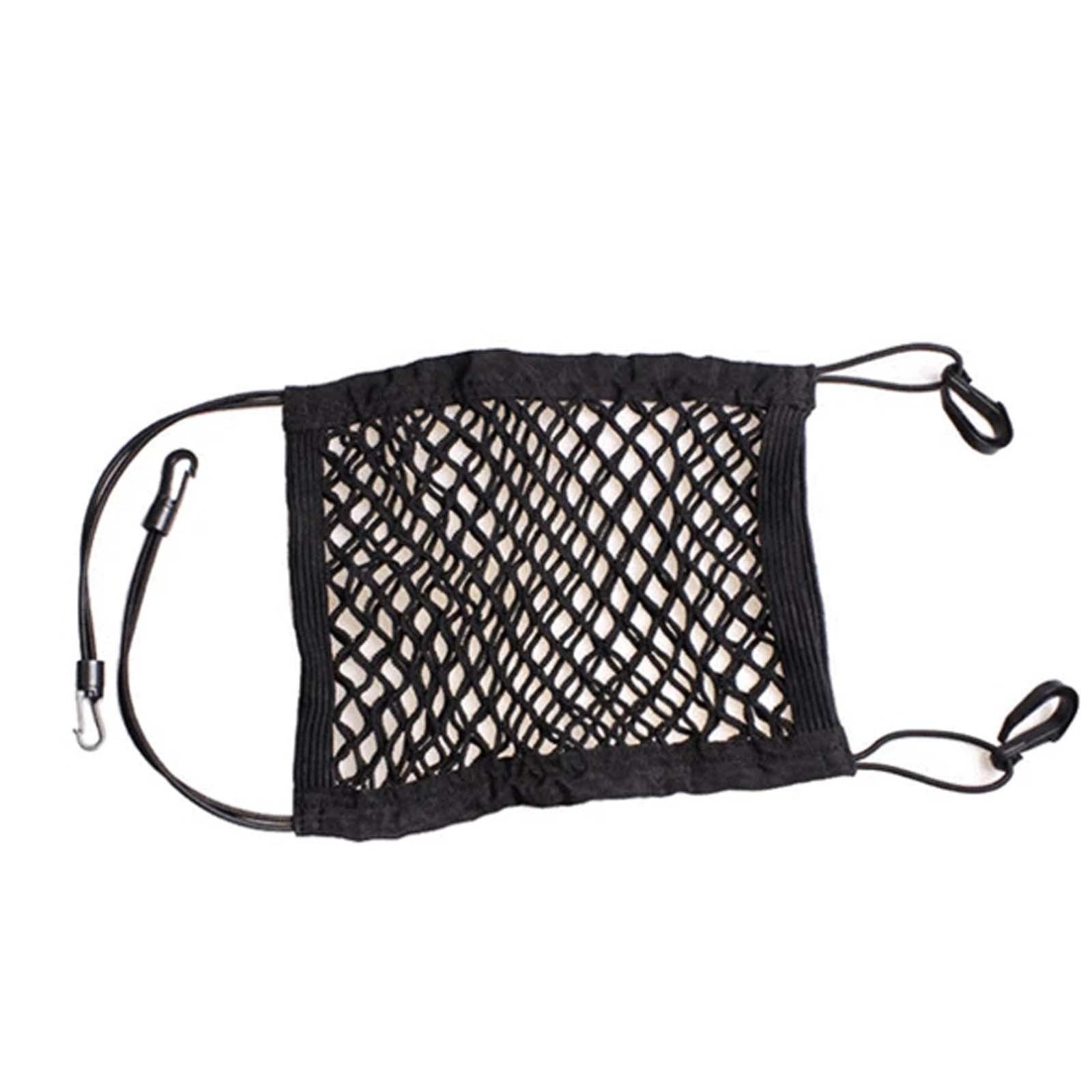 3-Layer Car Net Bag Organizer Large Barrier of Backseat Pet Kids ...