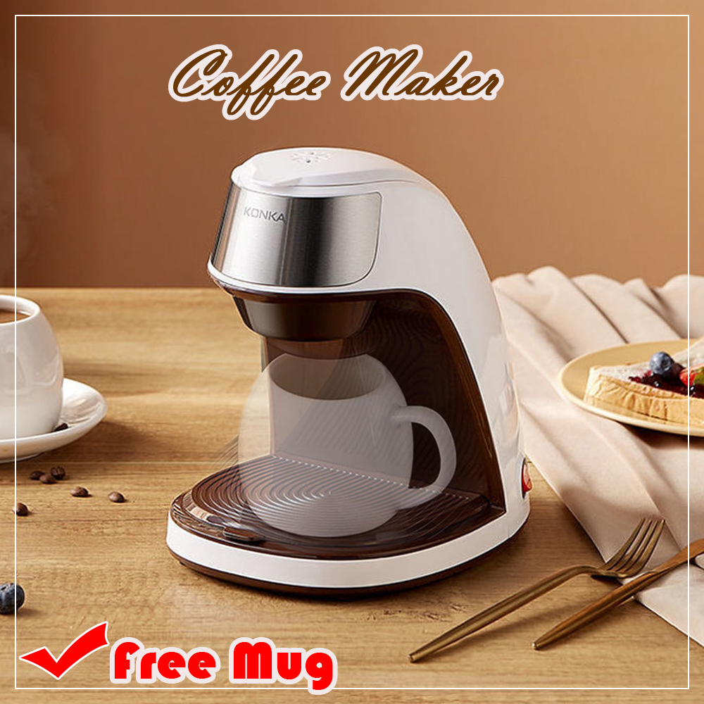 KONKA KCF-CS2 Coffee Maker Small Coffee Machine Semi-automatic coffee ...