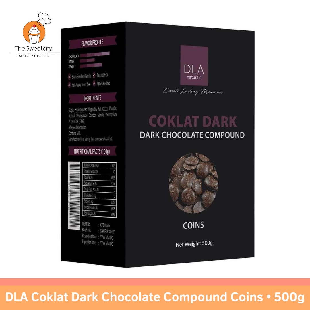 DLA Coklat Dark Chocolate Compound Coins 500g | Lazada PH