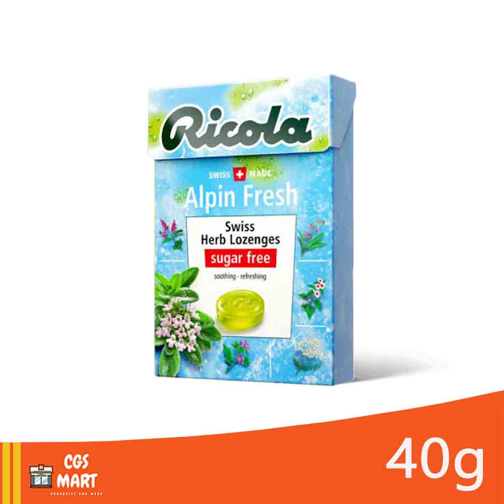 Ricola Alpin Fresh Sugar Free Swiss Herb Lozenges Hard Candies 40g | Lazada PH