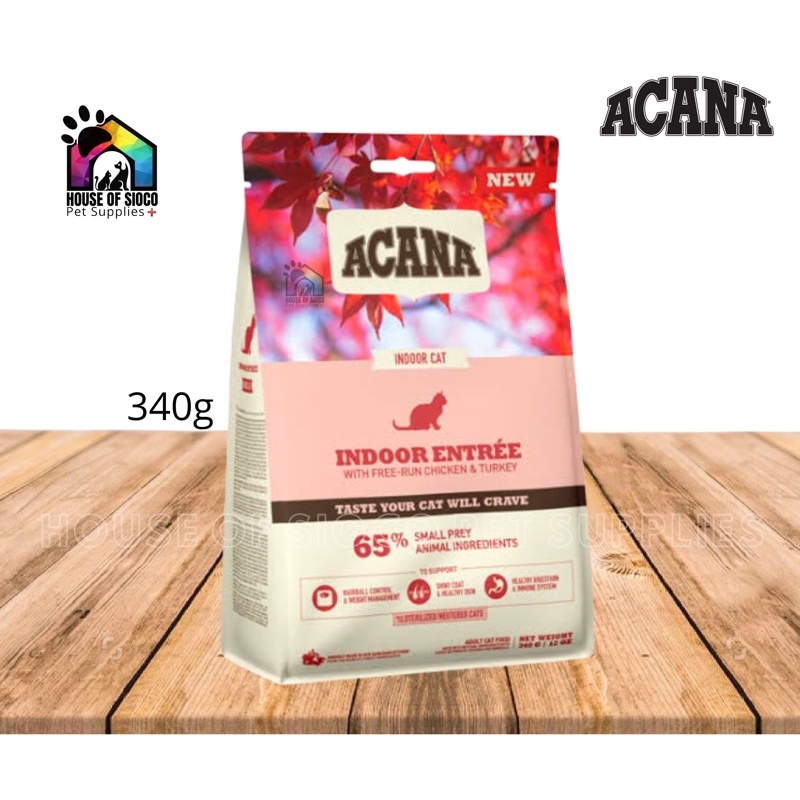 Acana Indoor Entrée Dry Adult Cat Food 340g | Lazada PH