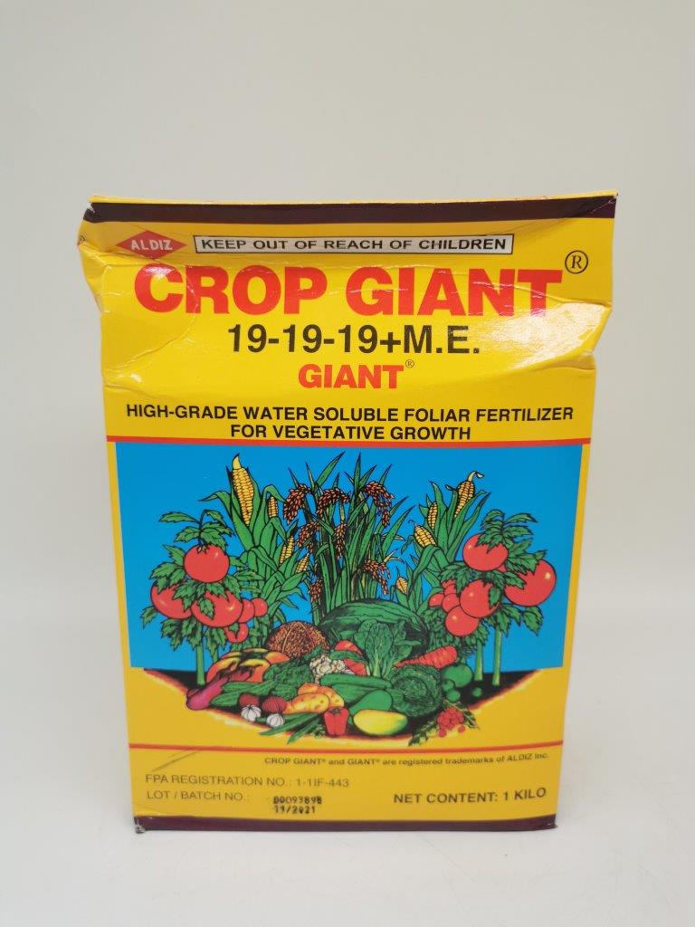 CROP GIANT 19-19-19 FOLIAR FERTILIZER 1 KILOGRAM | Lazada PH
