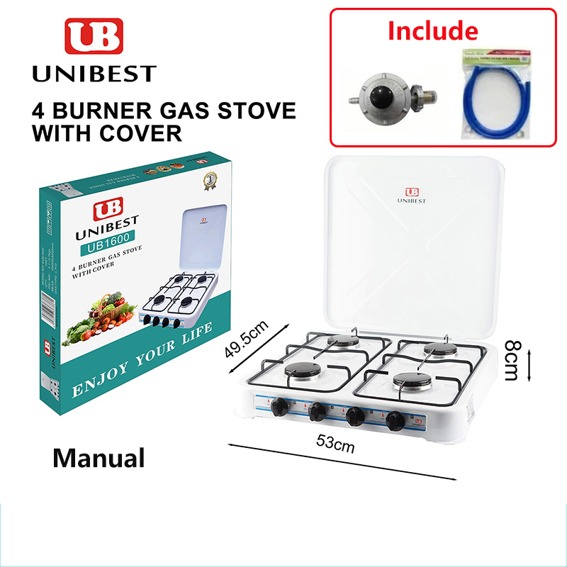 Portable Multi Burner Stove full set of built in gas stove with lid ...