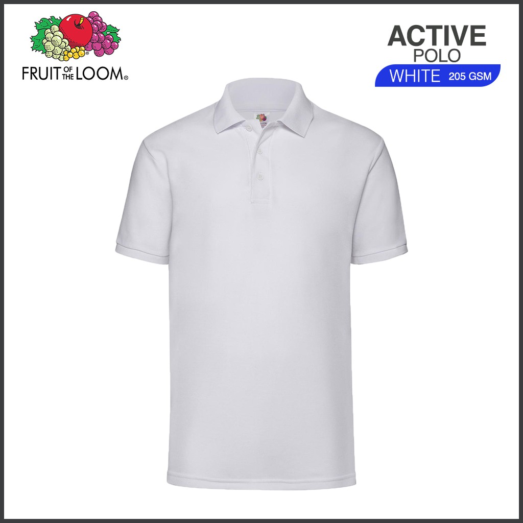 Plain Polo Shirt - Fruit of the Loom Active | Lazada PH