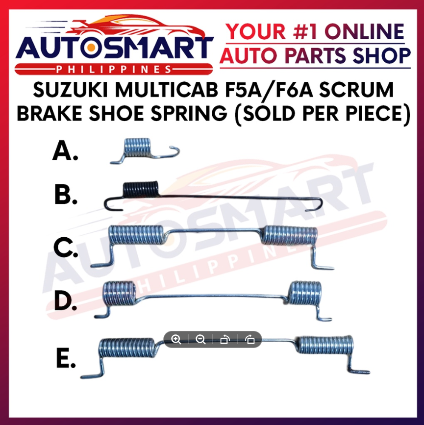 Suzuki Multicab F5A/F6A Scrum Brake Shoe Spring | Lazada PH