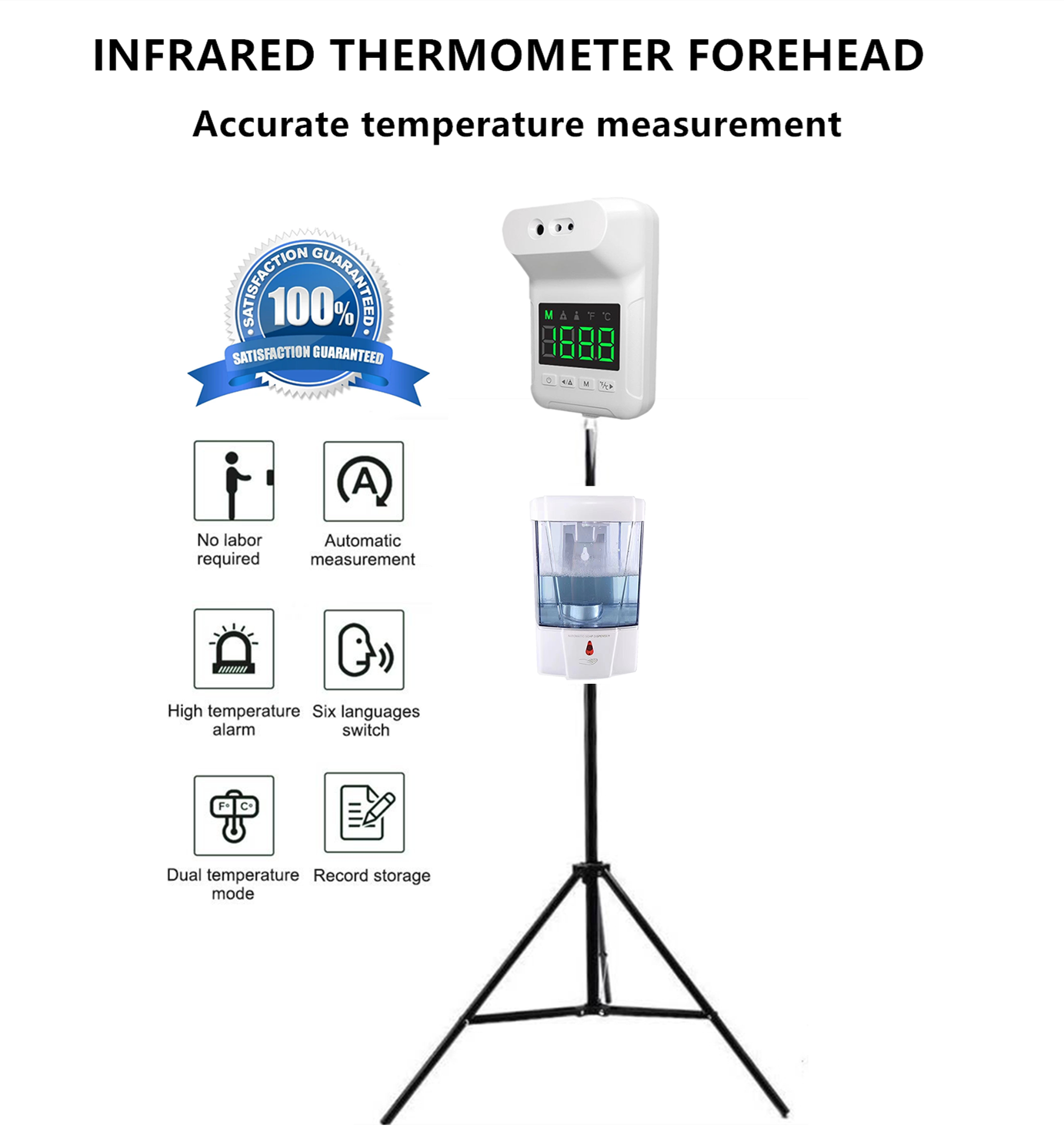 Supermax k3s Automatic Scan Wall Mounted temperature sensor temperature ...