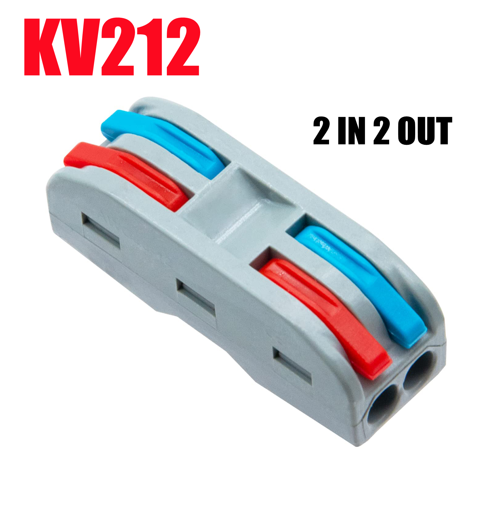 Universal Compact Wire Connector Splitter Quick Electrical Cable Splice Terminal Block For 28