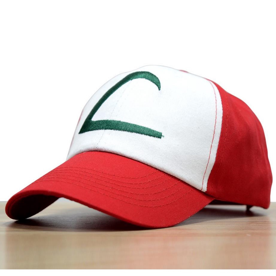Anime Pocket Monster Cosplay Costumes Hats Pokemon Cap Ash Ketchum ...