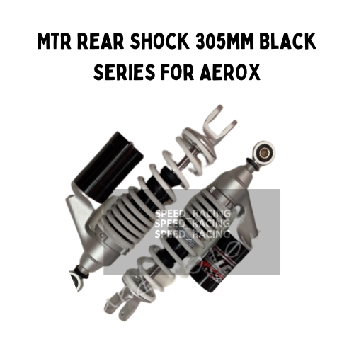 MTR Rear Shock 305mm Black Series For AEROX | Lazada PH