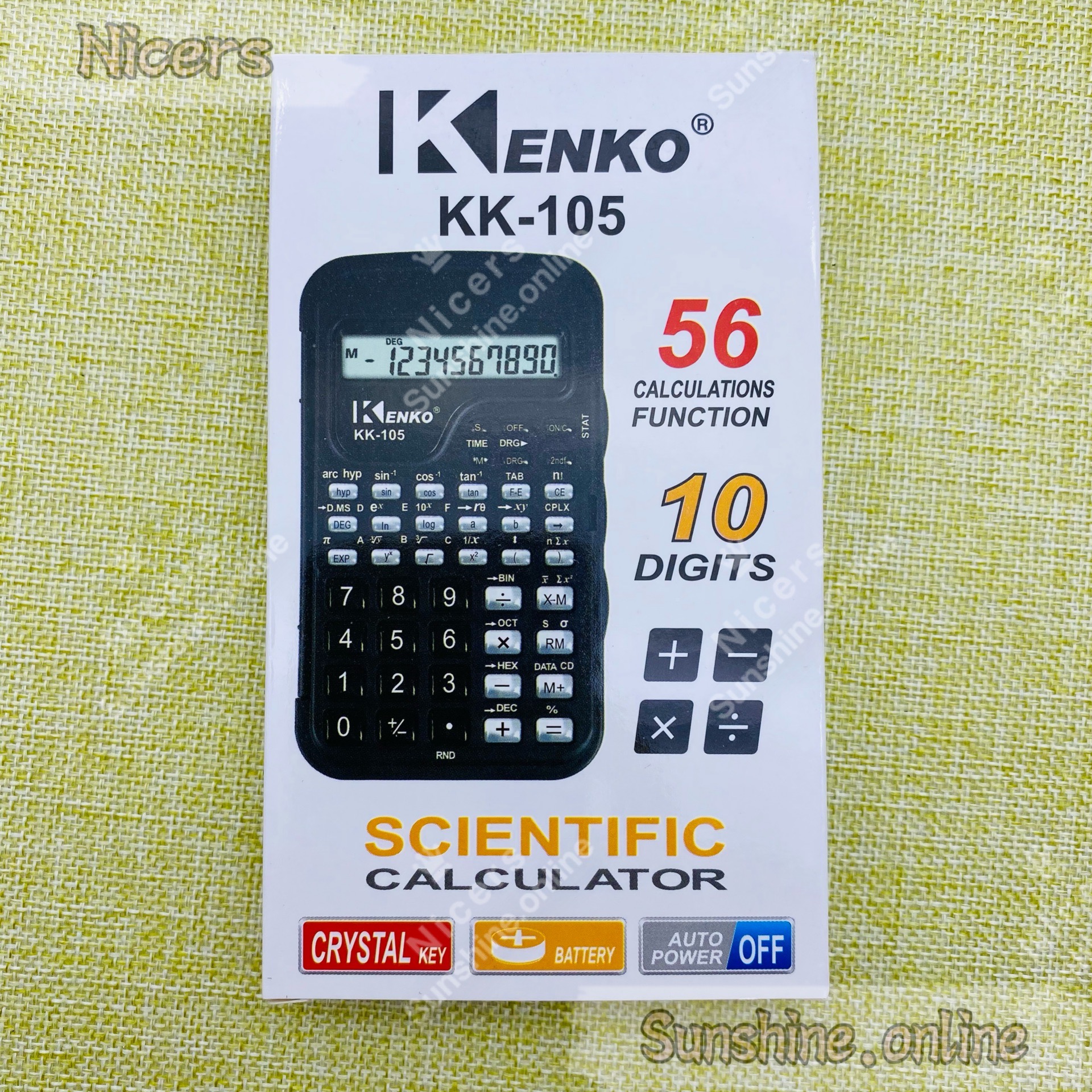 Kenko KK-105 Scientific Calculator With Cover With Battery | Lazada PH