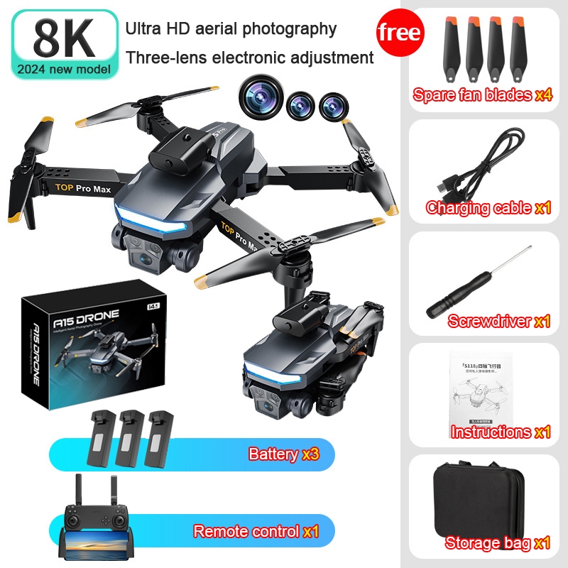 5000 meters automatic return⚡A8 Drone Pro Drone with camera Dual ...