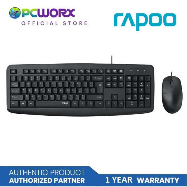 Rapoo NX1600 Wired Optical Keyboard & Mouse | Mice and Keyboard | Rapoo Wired Keyboard and Mouse ...