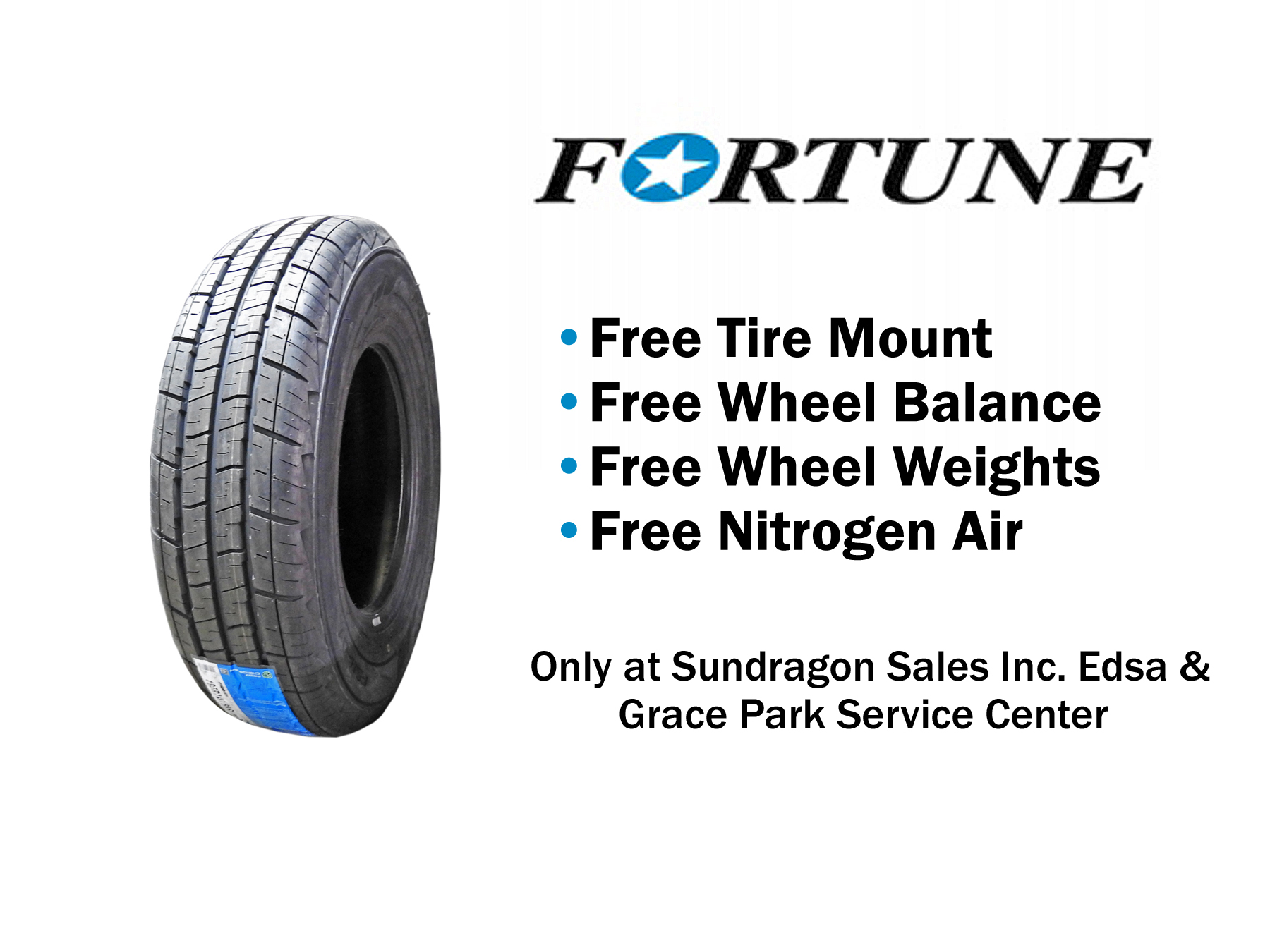 Fortuner 195 R14C 8PR 106/104Q FSR-01 Tire | Lazada PH