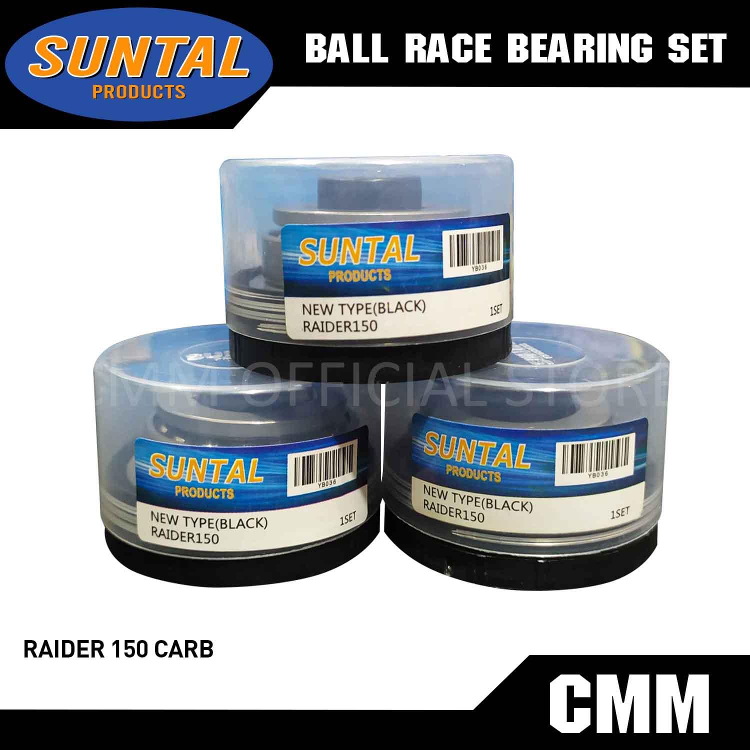 SUNTAL Ball Race Bearing Set for Suzuki Raider 150 Carb type (Steering ...