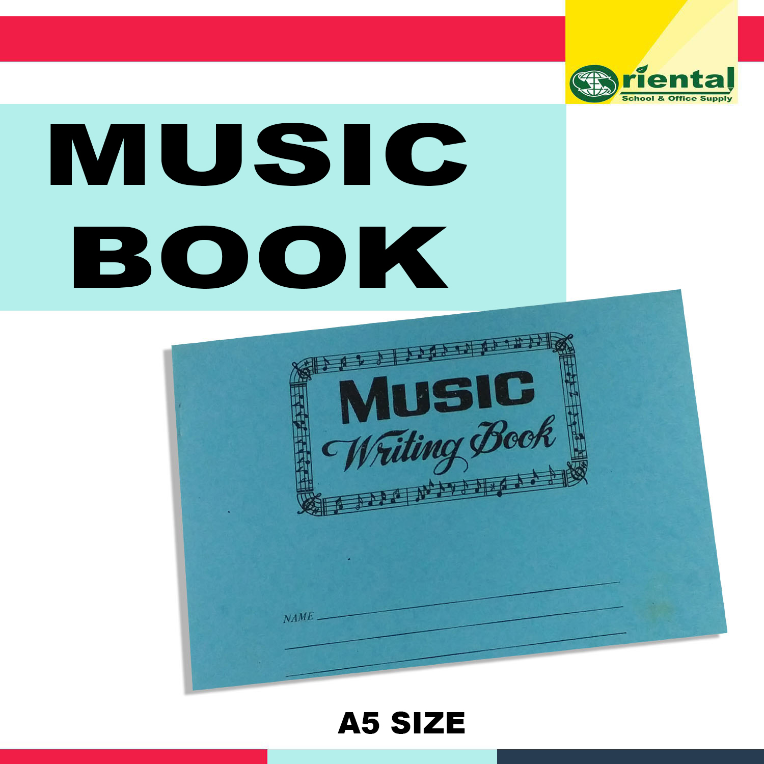 Music Writing Book - Big and Small Size - Blank Sheet Music Notebook ...