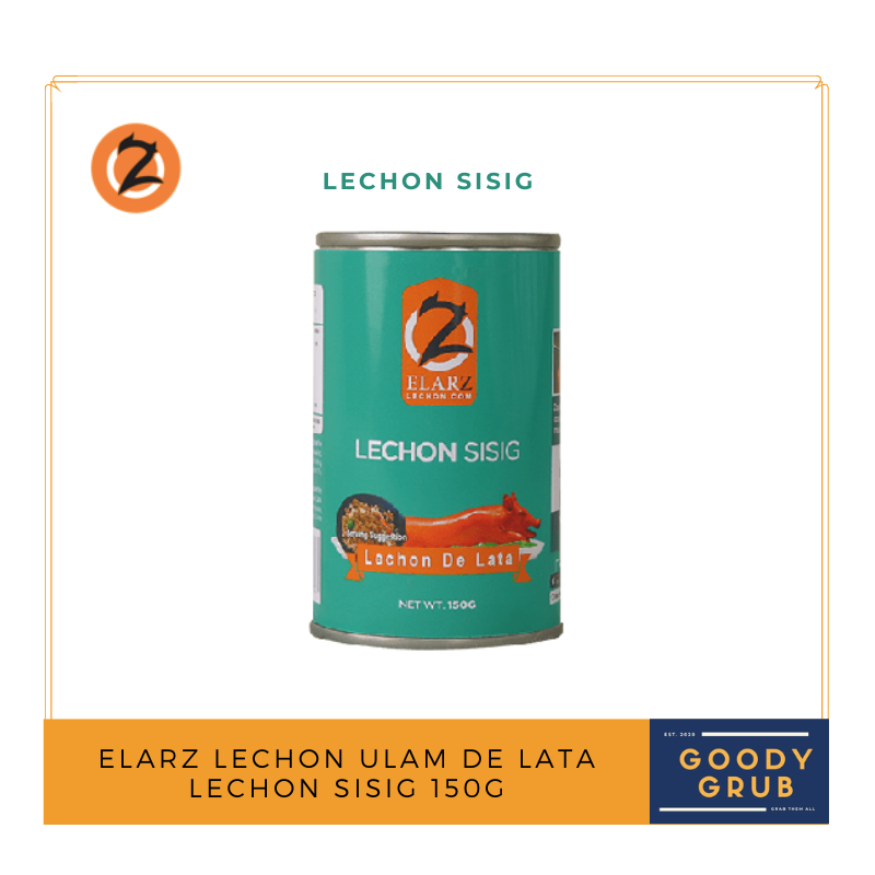 Elarz Lechon Ulam De Lata 150G | Lechon Sisig | Pork Dinuguan | Pork ...