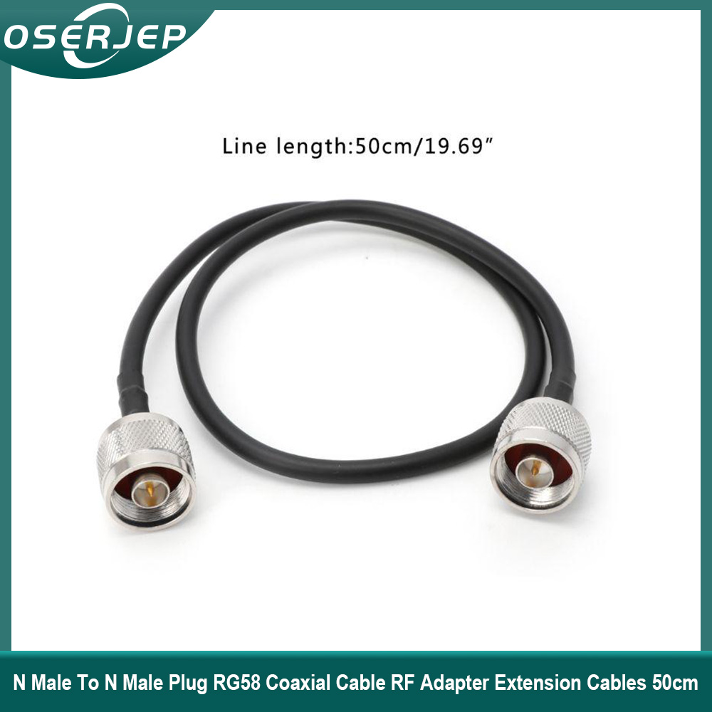 2019 New N Male To N Male Plug RG58 Coaxial Cable RF Adapter Assembly ...