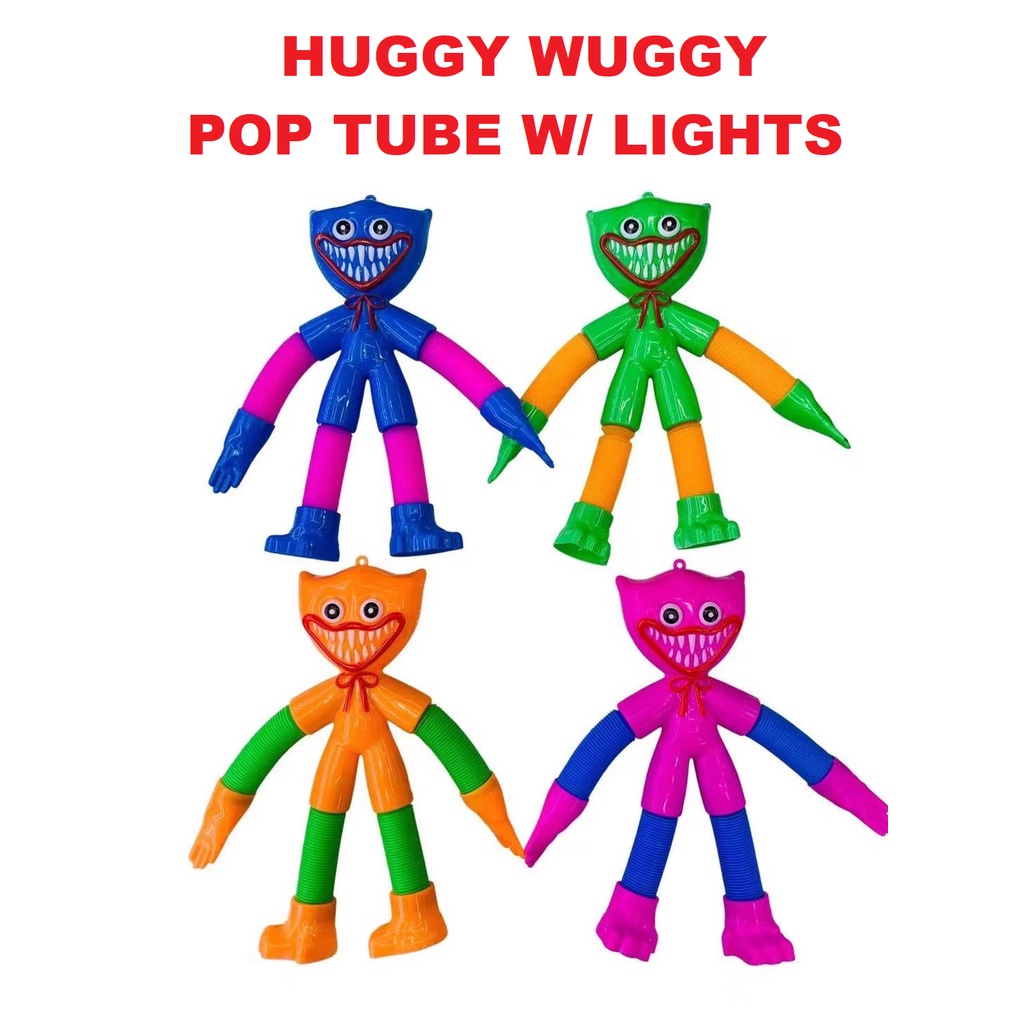 Led Huggy Wuggy Pop Tube Poppy Playtime Toys Scary Tubes Laruan Gift ...