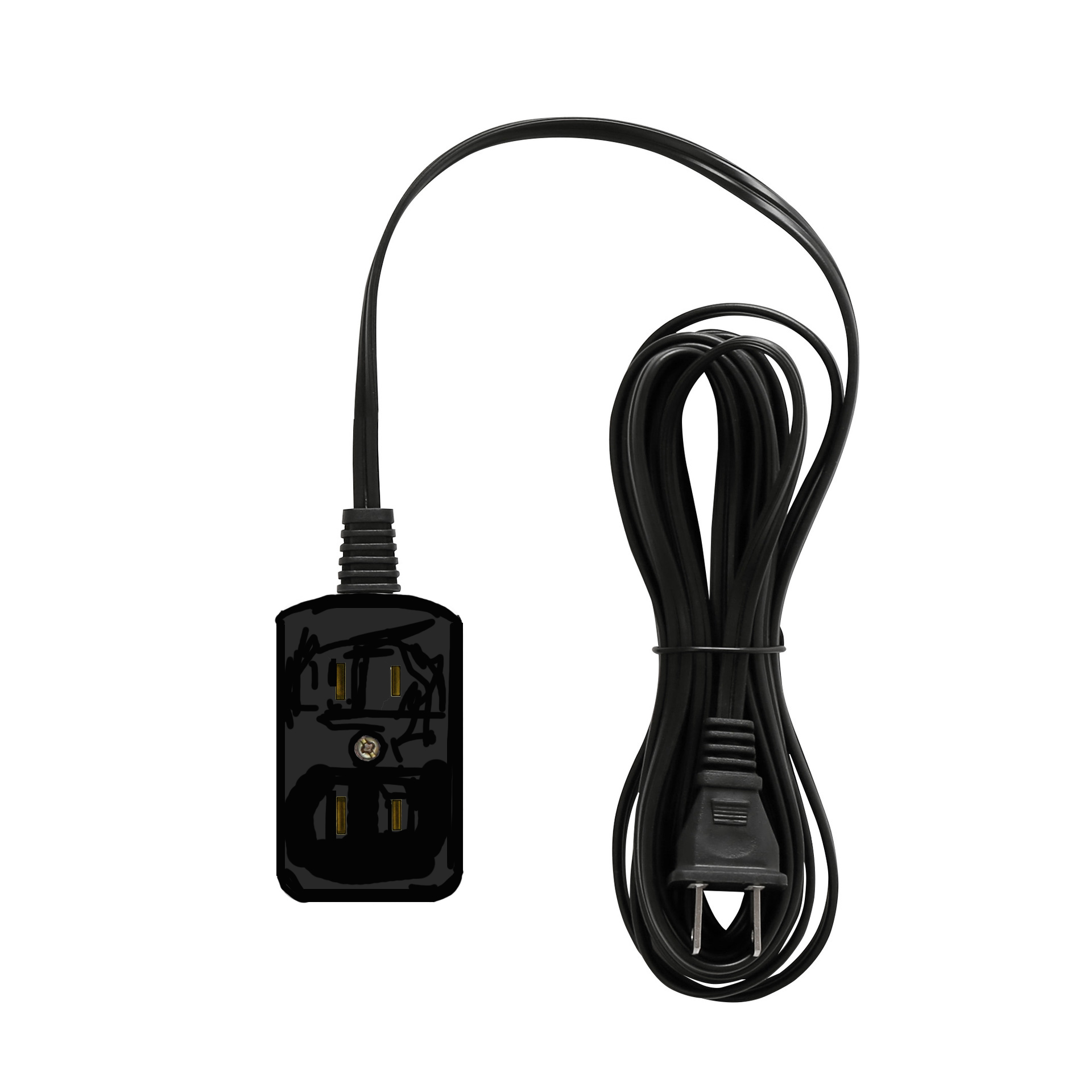 Power Socker Extension Cord 2 Outlet Multi-Function Plug Power Socket ...