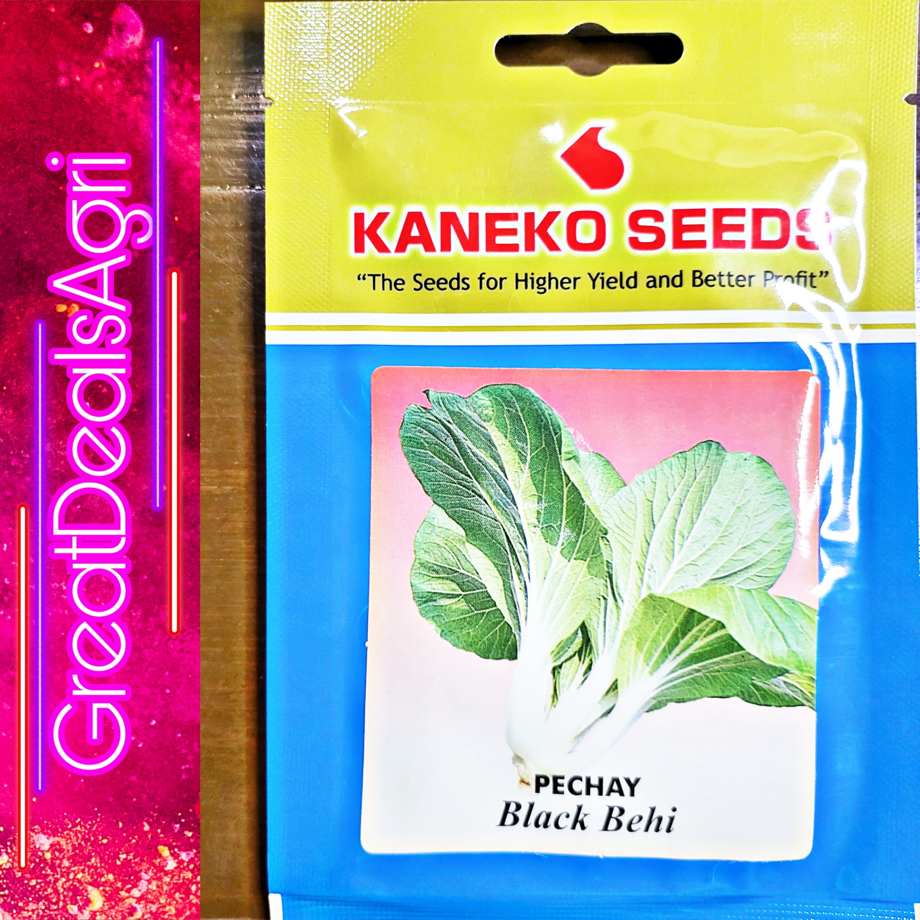 BLACK BEHI OPV PECHAY SEEDS (4,424 SEEDS) KANEKO SEEDS | Lazada PH