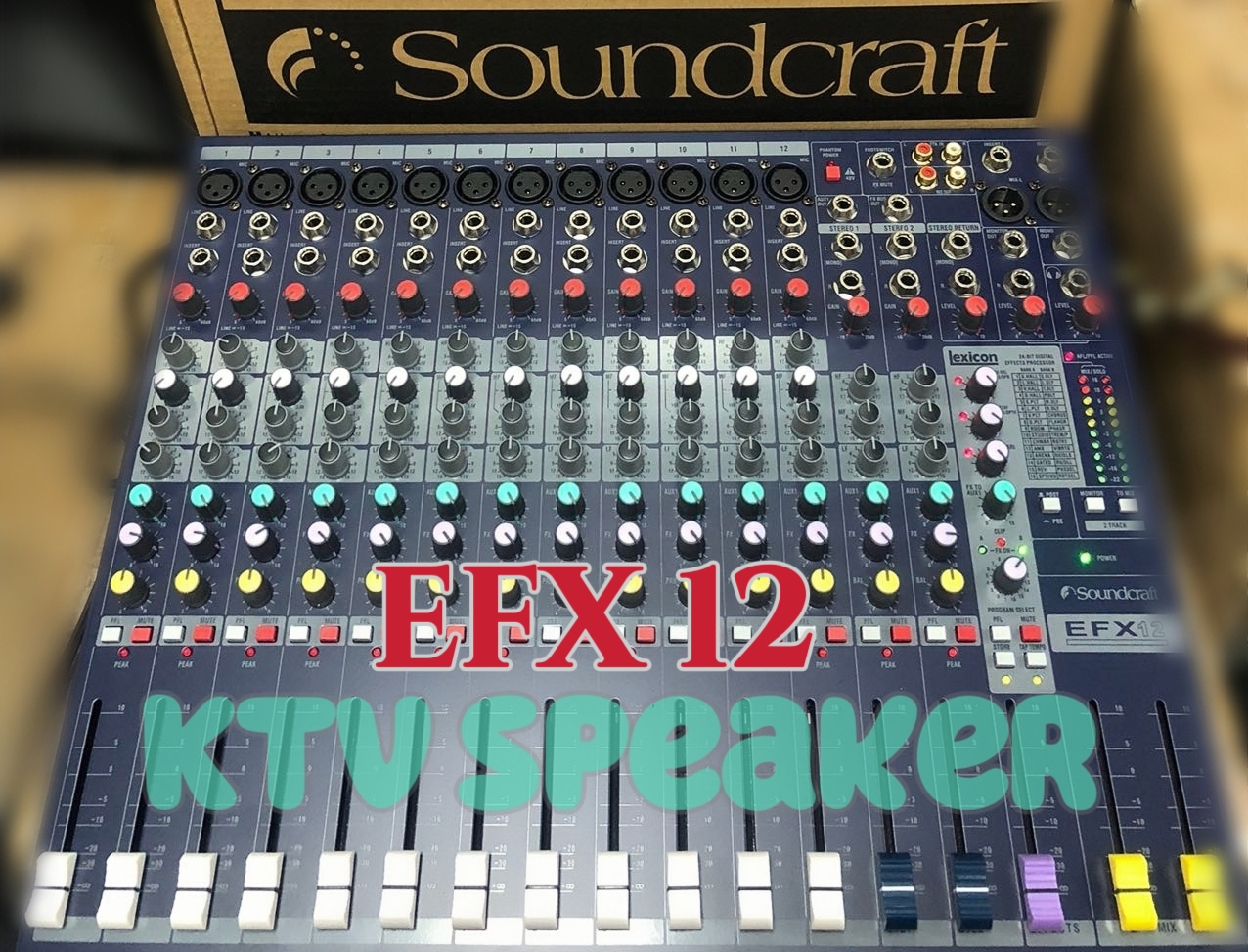 Soundcraft EFX8/EFX 12/EFX 16 /EFX 20 - 8 Channel,12 Channel, 16 ...