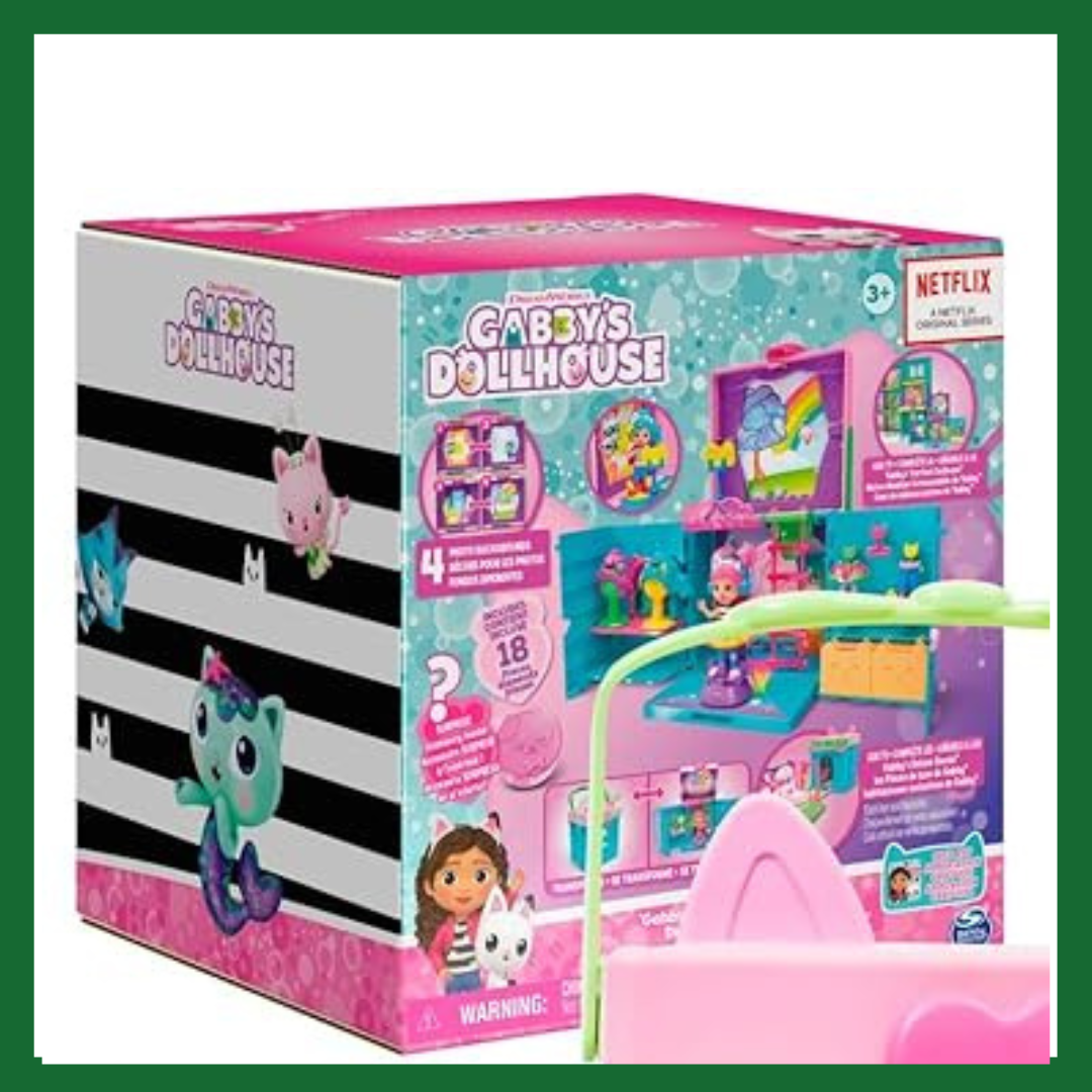 Gabby’s Dollhouse, Dress-Up Closet Portable Playset with a Gabby Doll ...