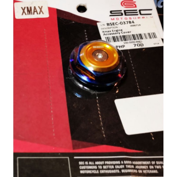 XMAX SEC ENGINE TITANIUM BOLT COVER FOR SALE | Lazada PH