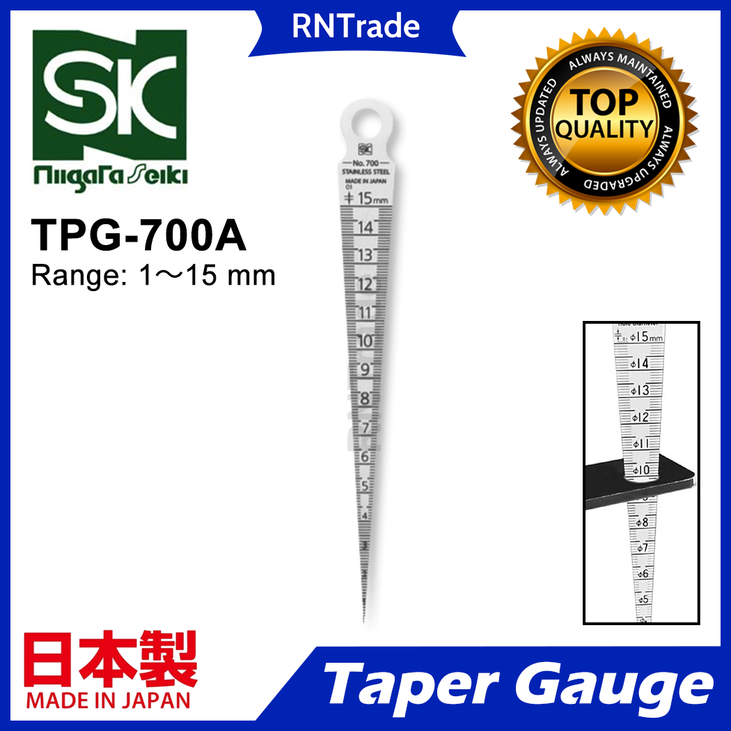 Taper Gauge SK TPG-700A, 1 〜 15 mm, Made in Japan | Lazada PH