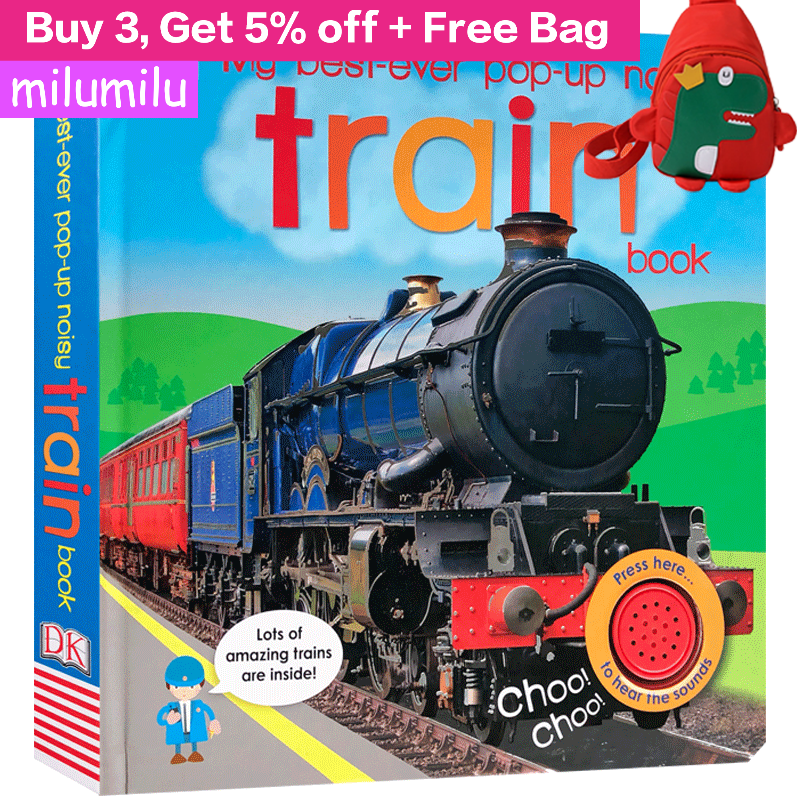 My Best-Ever Pop-Up Noisy Train Book DK Children's | Lazada PH